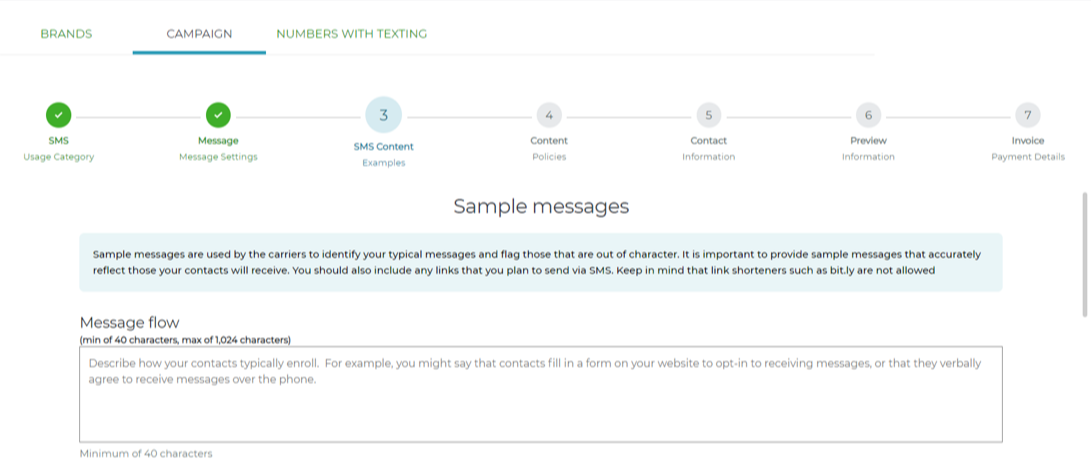 Text Messaging Registration: Field-by-Field Guide
